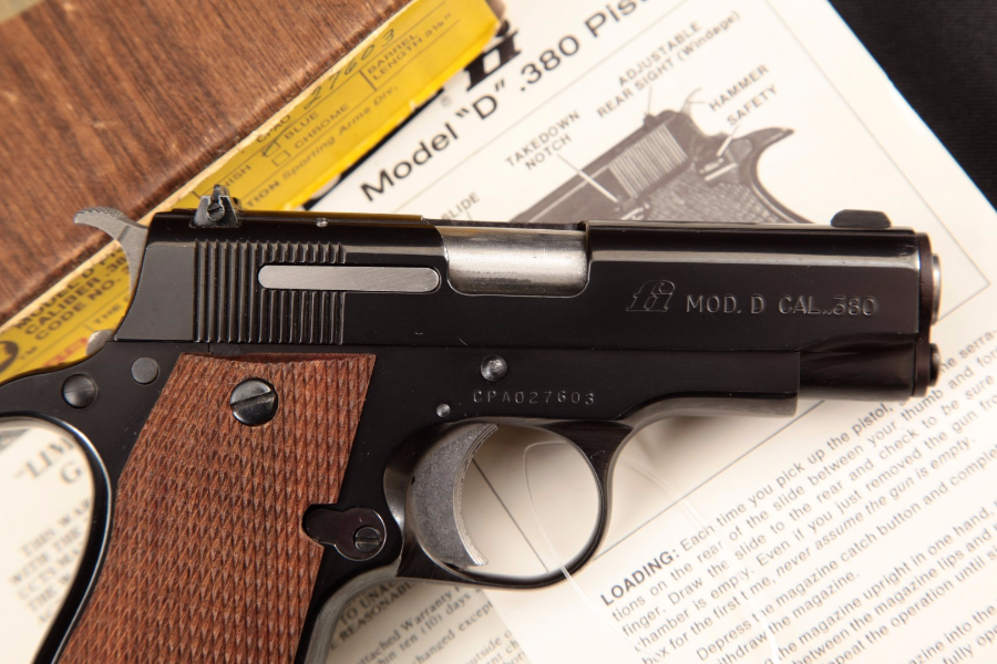 Iver Johnson (Firearms International) Model D, Cpa Prefix, Blue 3 1/8 ...