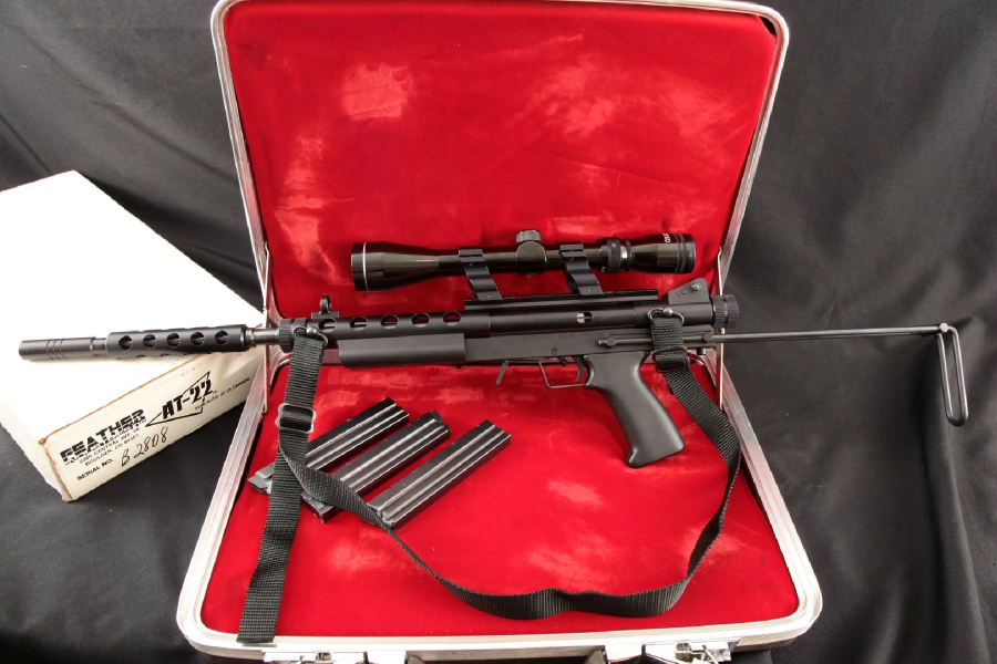 Feather Industries At-22 At22, Blue 17 Collapsible Takedown Semi-Auto ...