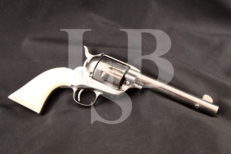 Pietta Italy, EMF Great Western II .45 Colt 1873 SAA, Stainless 5.5