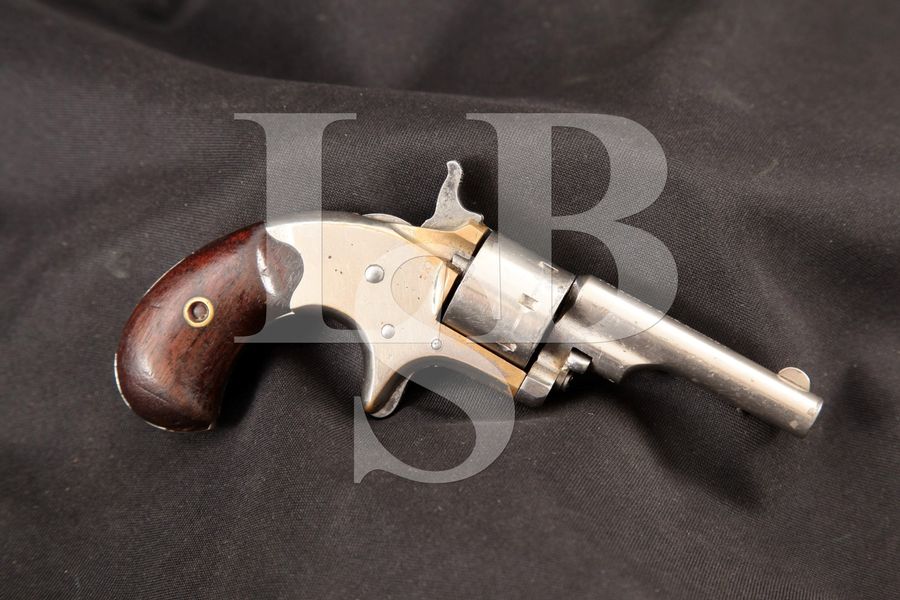 Colt Open Top Pocket Revolver, Standard Model, Nickel 2 3/8” Single ...