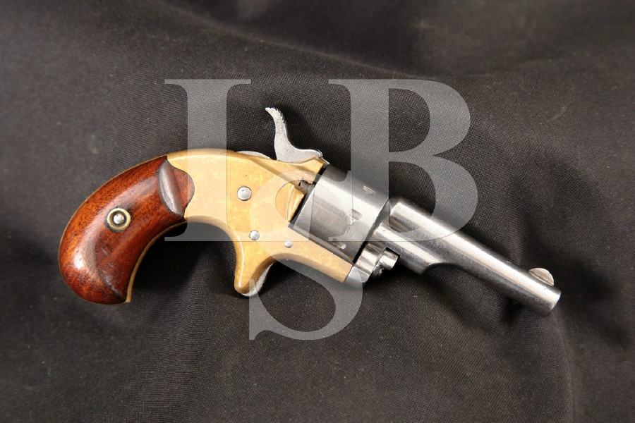 Colt Open Top Pocket Revolver, Standard Model, Nickel 2 3/8” Single ...