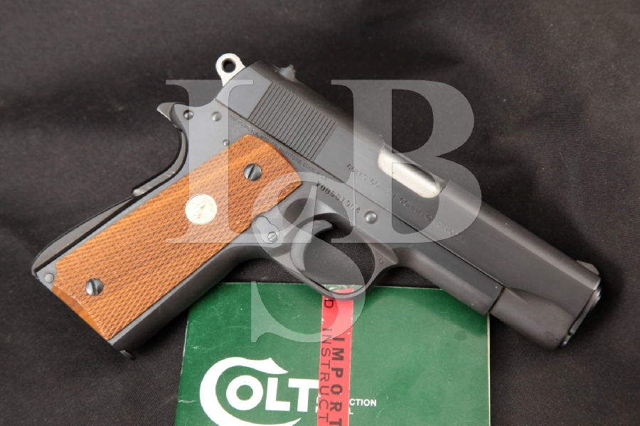 Colt Combat Commander Model, Series ’70, Matte & Polished Blue 4 ¼ ...