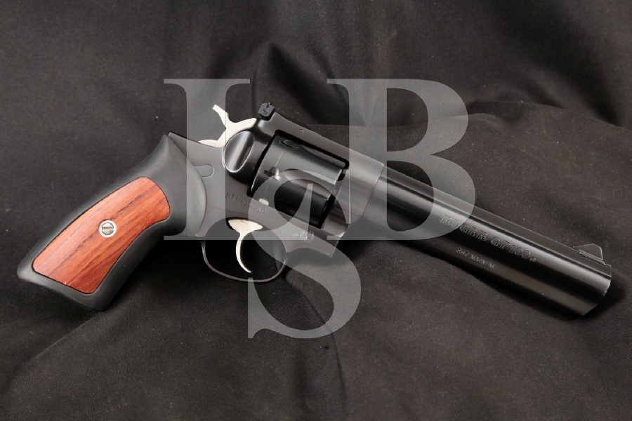 Ruger Model Gp100 Model 01704 Full Underlug, Blue 6" Da/Sa Double ...