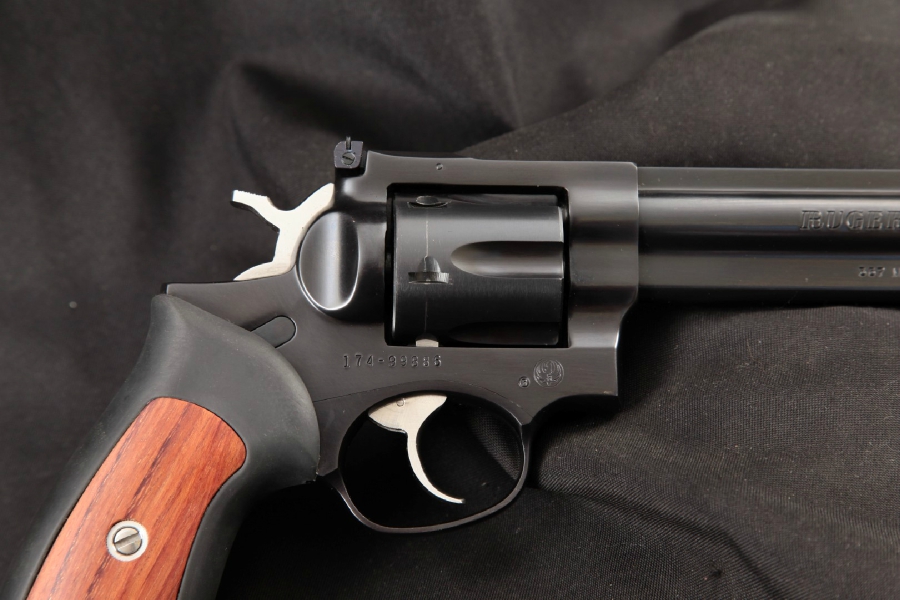 Ruger Model Gp100 Model 01704 Full Underlug, Blue 6" Da/Sa Double ...