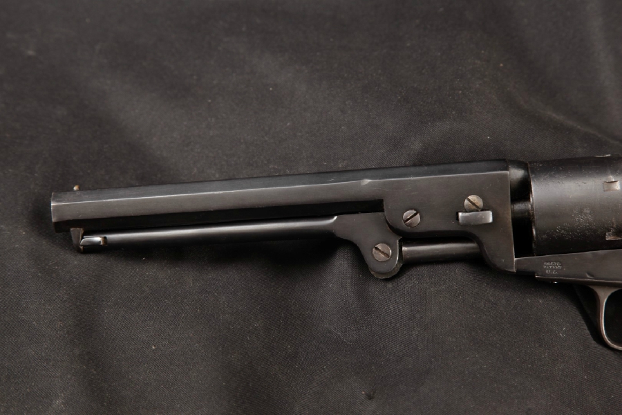Colt Model 1851 Navy, Iron Backstrap, U.S.N. Marked, Blue 7 ½” Single ...