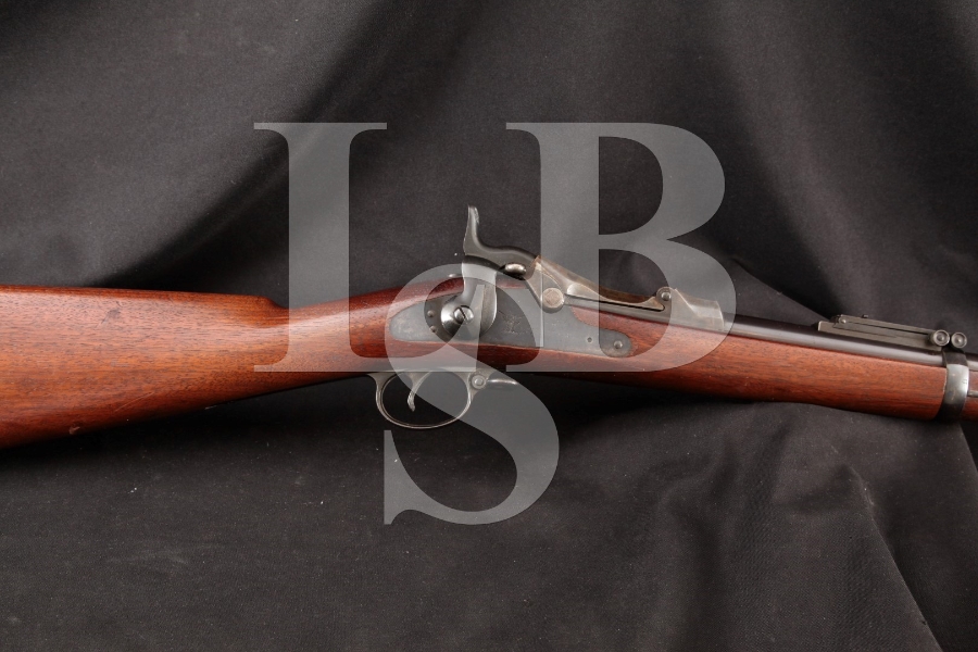 Springfield Model 1888 U.S. Trapdoor, Blue/Case 32 5/8” Single Shot ...