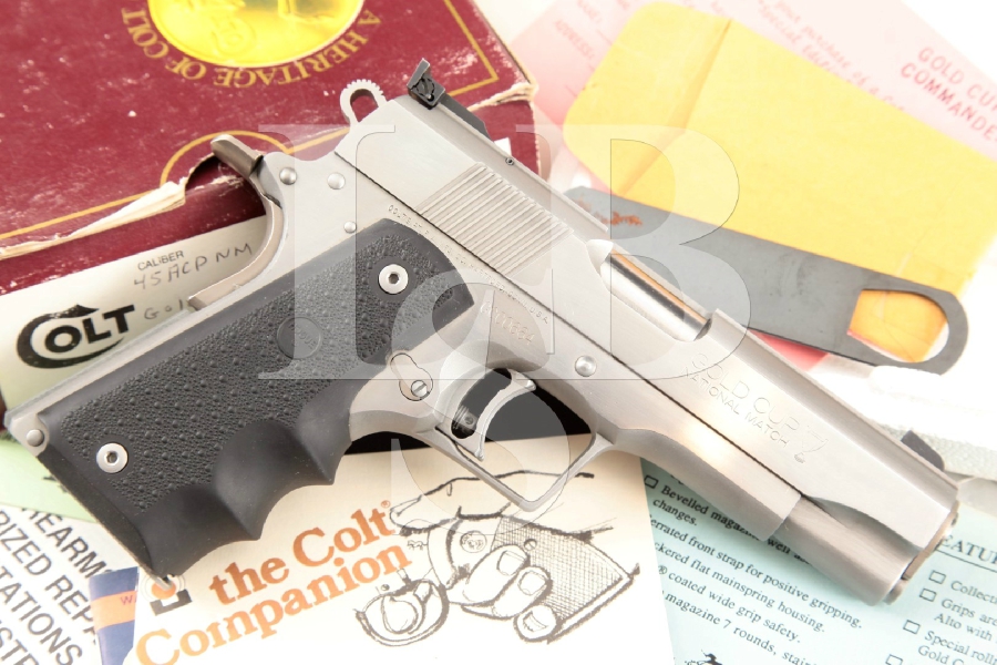 Colt Gold Cup Commander Custom Shop Edition, Stainless 4.25" Semi ...