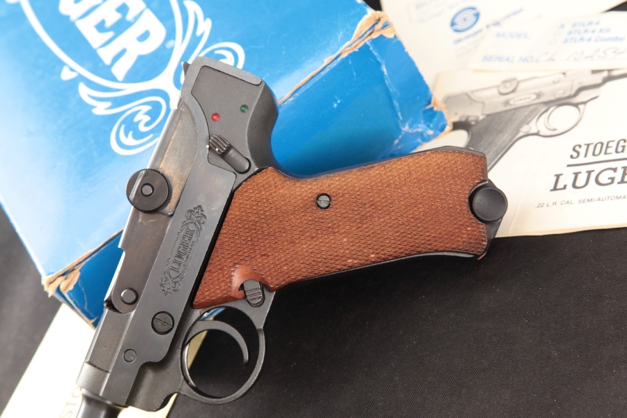 Stoeger Luger Stlr-4, Blue Black 4.5” Semi-Automatic Toggle Action ...