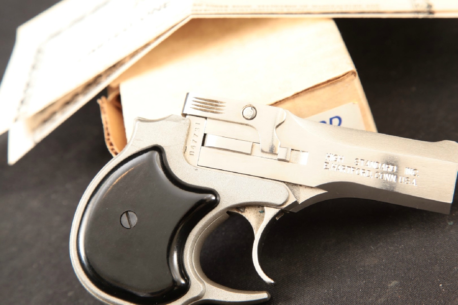 High Standard (Hi-Standard) Dm-101, Dm101 Derringer, Nickel 3 ½” Over ...