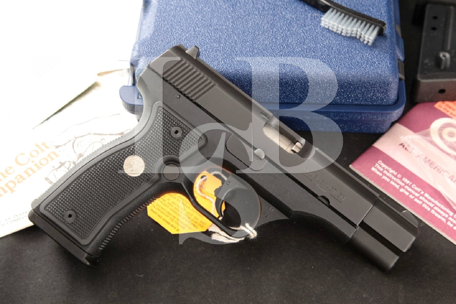 Colt Model All American 2000, Black & Blue 4.5" Dao Double Action Only ...