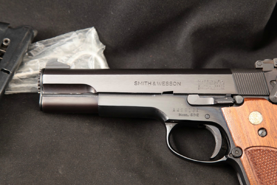 Smith & Wesson S&W Model 52-2 The .38 Master, Blue 5" Sa Semi-Automatic ...