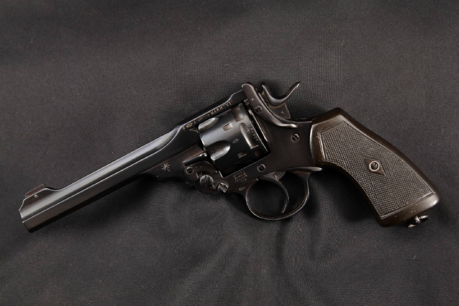 Wwi Webley & Scott Mark Vi Service Revolver, Blue 6” Da Double Action ...