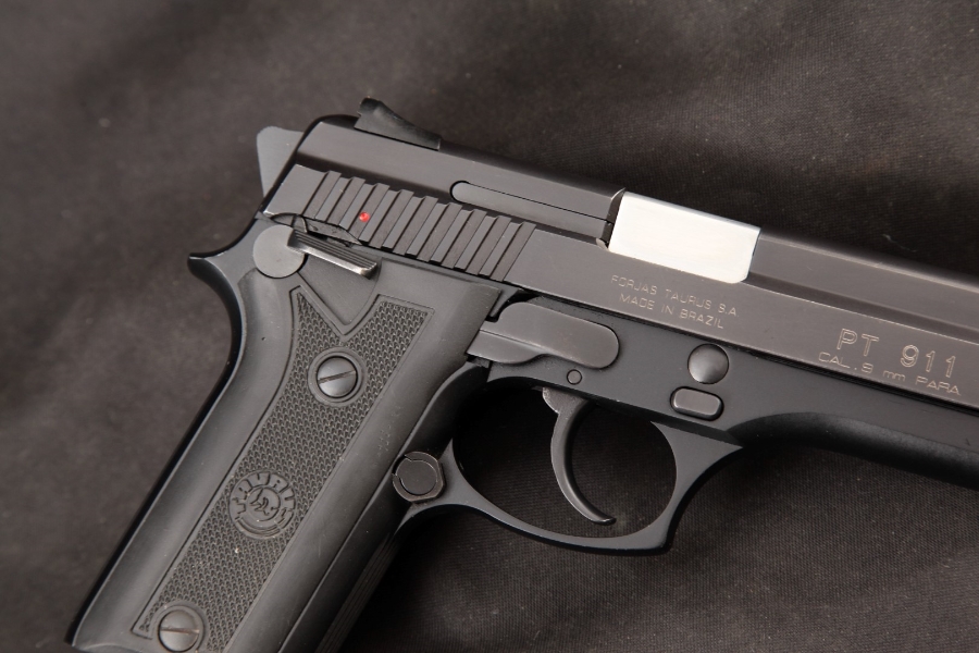 Taurus Model Pt-911 Pt911 Medium Frame, Blue 4" Sa/Da Semi Automatic ...