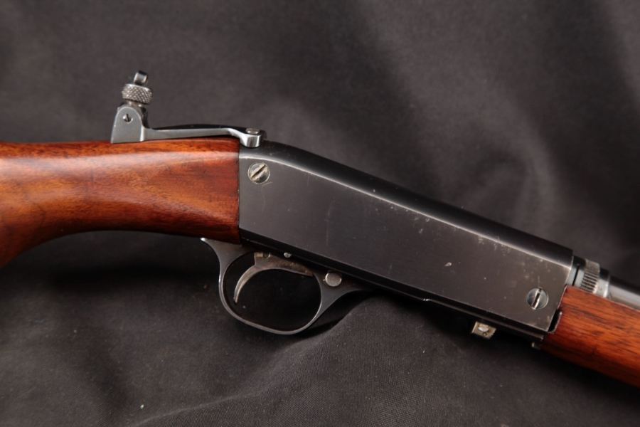 Remington Model 24 Takedown Rifle & Lyman R24 Peep Sight, Blue 19 ...