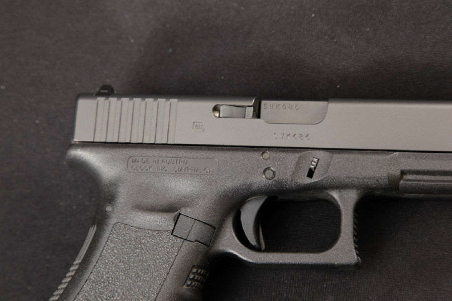 Glock Model 17 M17 Generation 3 G3, Matte Black Tennifer & Polymer ...
