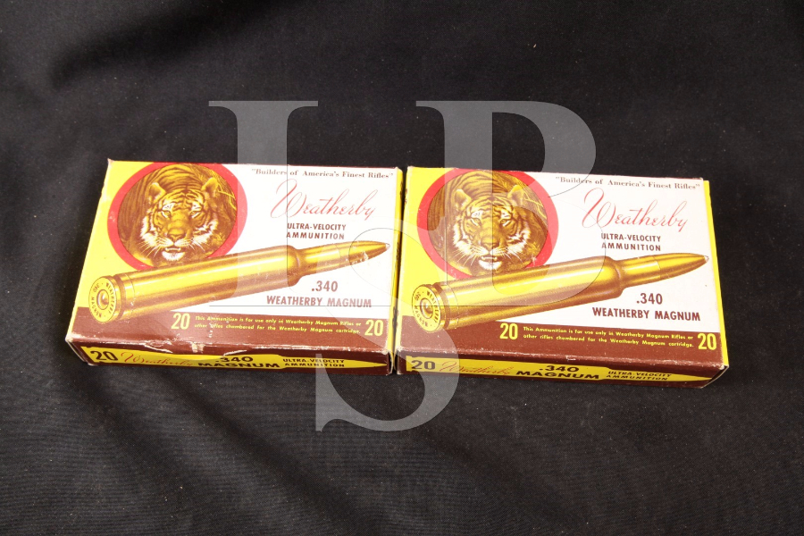 39x .340 Weatherby Magnum Factory Ammunition Ammo .340 Wby. Mag. For ...