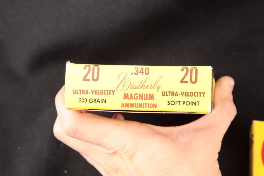 39x .340 Weatherby Magnum Factory Ammunition Ammo .340 Wby. Mag. For ...