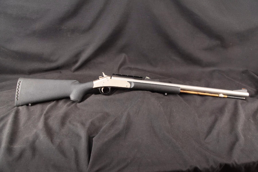 New England Firearms NEF Huntsman Muzzleloader, Stainless Steel/Nickel ...