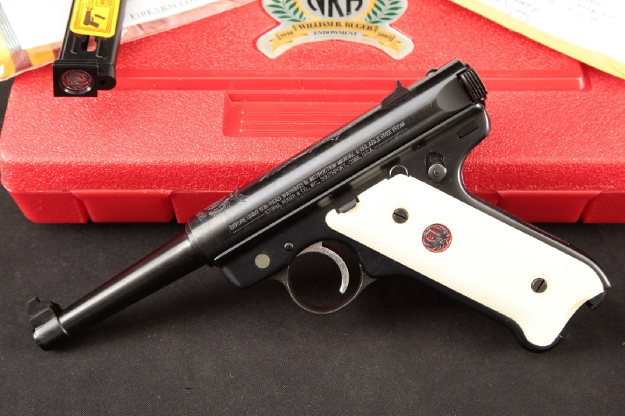 Ruger Mk Iinra William B Ruger Endowment Model 00169, Mk4nra, Blue 4 3/ ...