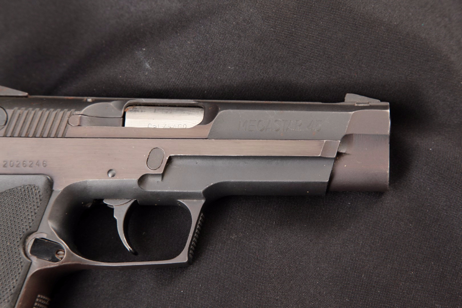 Star Model Megastar 45, Matte Black/Blued 4 5/8” Sa/Da Semi-Automatic ...