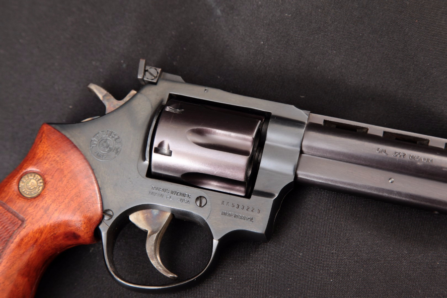 Taurus Model 689, Heavy Vent Rib, Blue 4” Da Target Revolver Sights ...