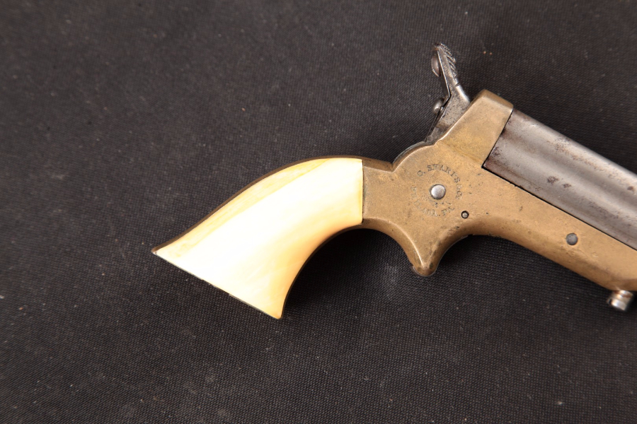 C. Sharps & Co. Four Barreled Pepperbox Model 1a, Var. 3b, Ivory Grips ...