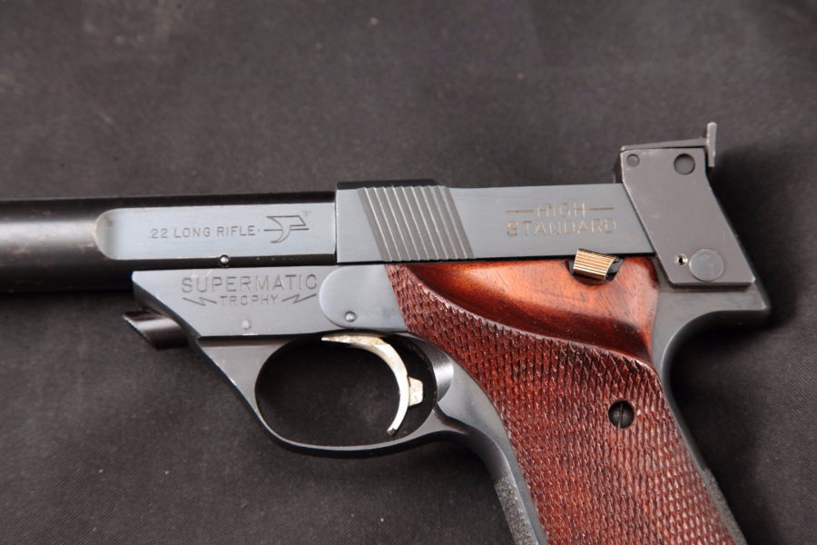 High Standard, Hi-Standard Supermatic Trophy Military Model 107, Blue 5 ...