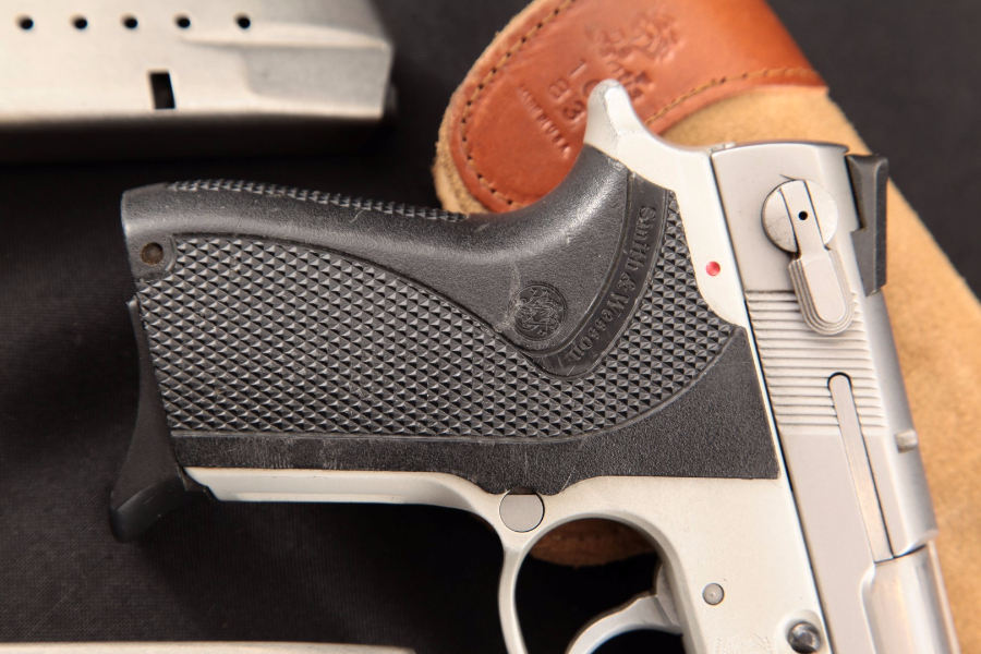 Smith & Wesson S&W Model 6906 M6906, Satin Alloy & Stainless Steel 3 1/ ...