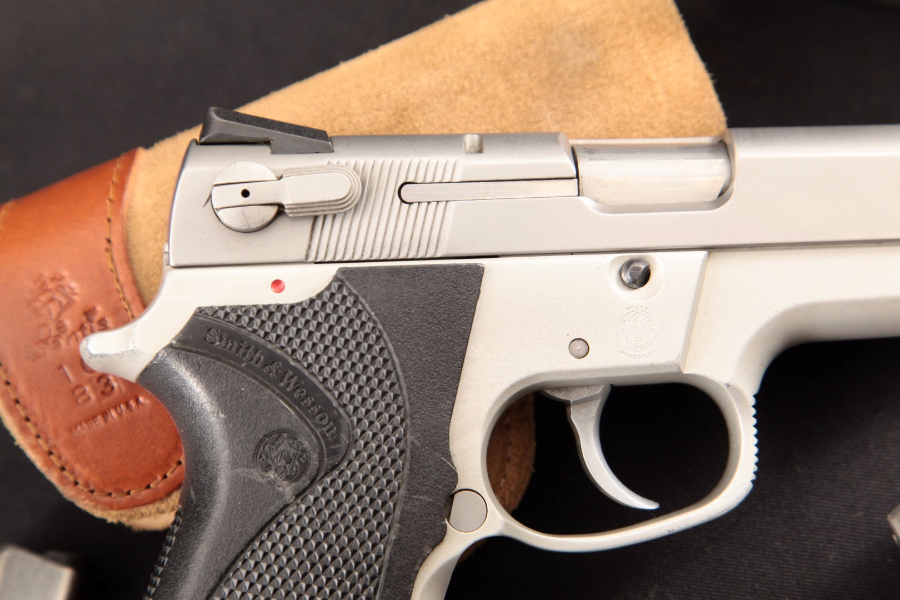 Smith & Wesson S&W Model 6906 M6906, Satin Alloy & Stainless Steel 3 1/ ...