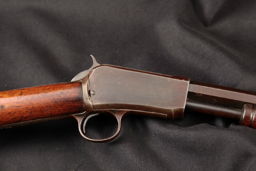Winchester Model 1890, Reblued Octagon Barrel 24” Pump / Slide Action ...