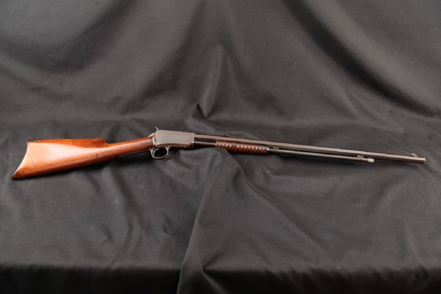 Winchester Model 1890, Reblued Octagon Barrel 24” Pump / Slide Action ...