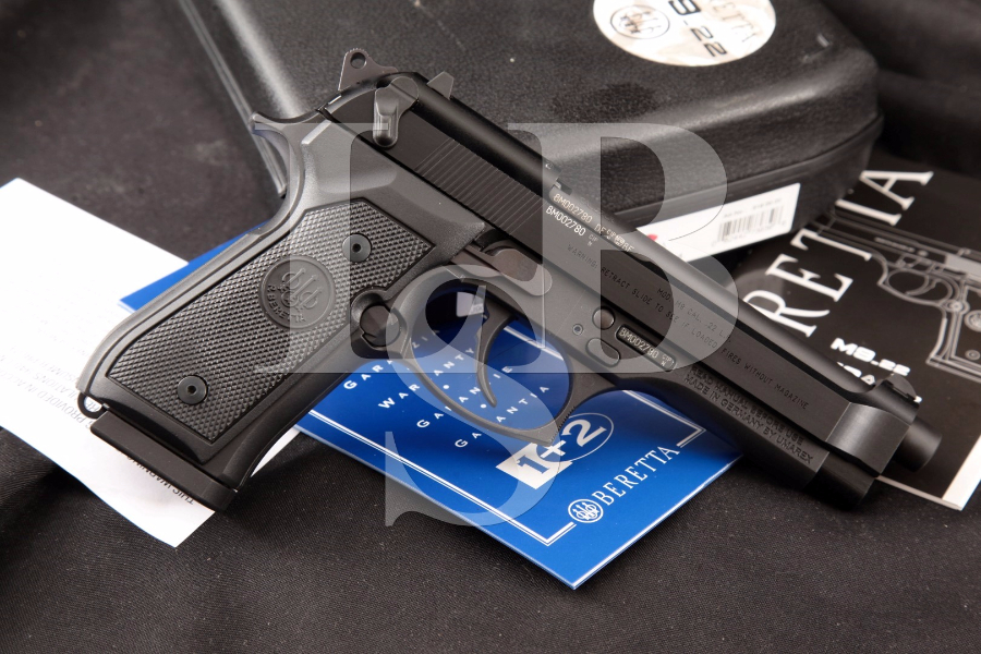 Beretta / Umarex Germany M9-22 M922 M9 22, Black 5.25" Semi Automatic ...