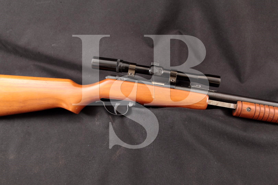Noble Model 235g, Tubular Magazine, Blue 24” Pump Action Rifle & Scope ...