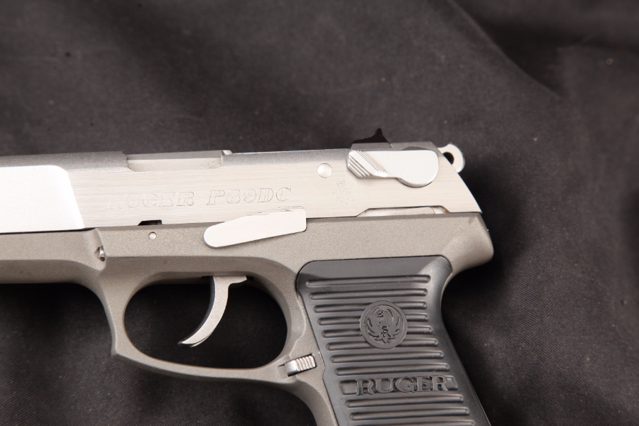 Ruger Model P89dc P-89 Decocker, Stainless Steel 4 ½” Da/Sa Semi ...
