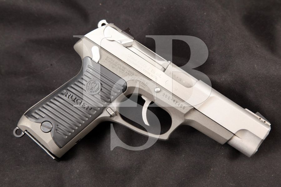 Ruger Model P89dc P-89 Decocker, Stainless Steel 4 ½” Da/Sa Semi ...