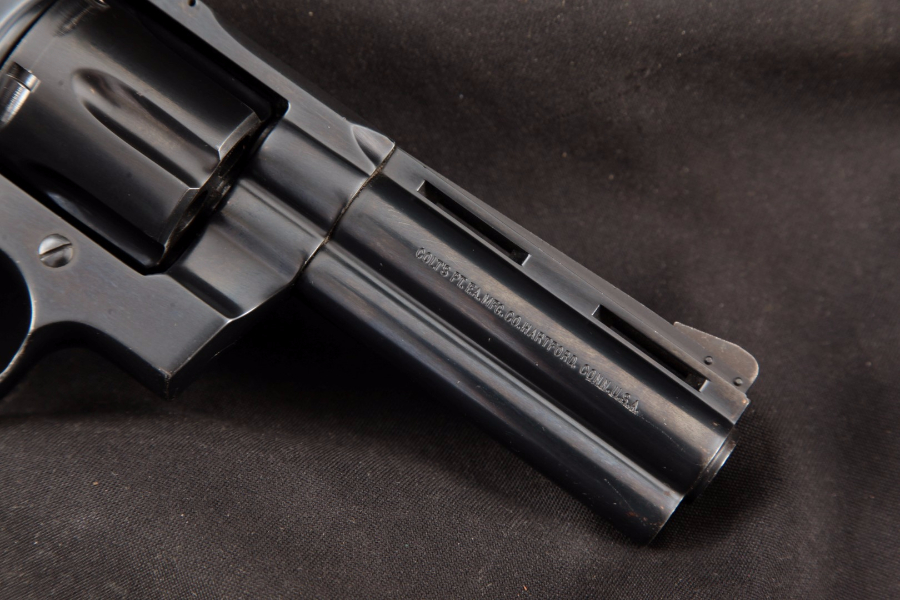 Colt Python Model I3640, Blue 4” 6-Shot Da/Sa Double Action Revolver ...