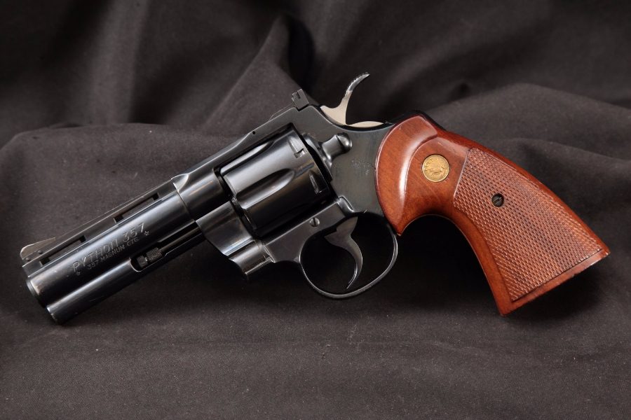 Colt Python Model I3640, Blue 4” 6-Shot Da/Sa Double Action Revolver ...
