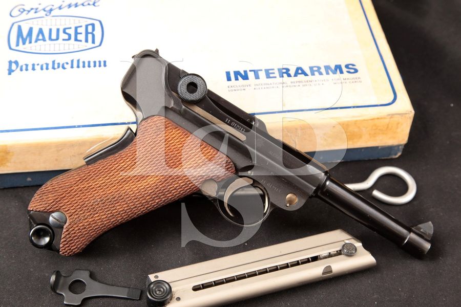 Mauser / Interarms Post-Wwii Commercial American Eagle Luger, Blue 4 ...