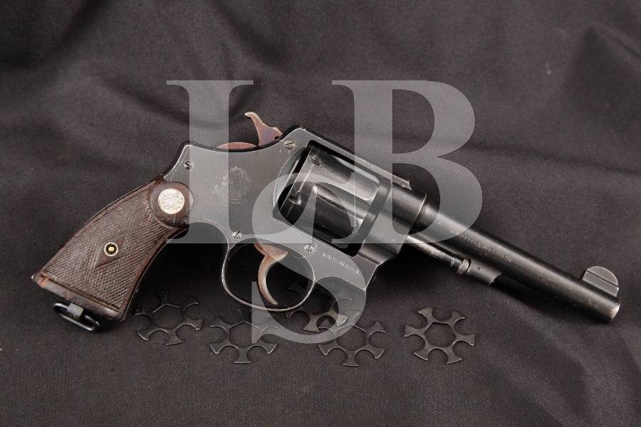 Smith & Wesson S&W Model 1917 .45 Hand Ejector, Brazilian Contract, Blue 5 ½” Da Double Action ...