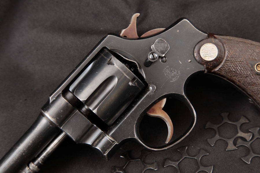 Smith & Wesson S&W Model 1917 .45 Hand Ejector, Brazilian Contract, Blue 5 ½” Da Double Action ...