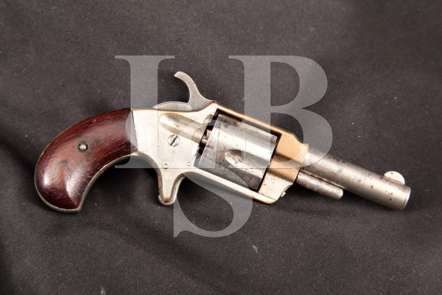 J. Rupertus Arms Nero Spur Trigger Pocket Pistol, Nickel 2 5/8" 5-Shot ...