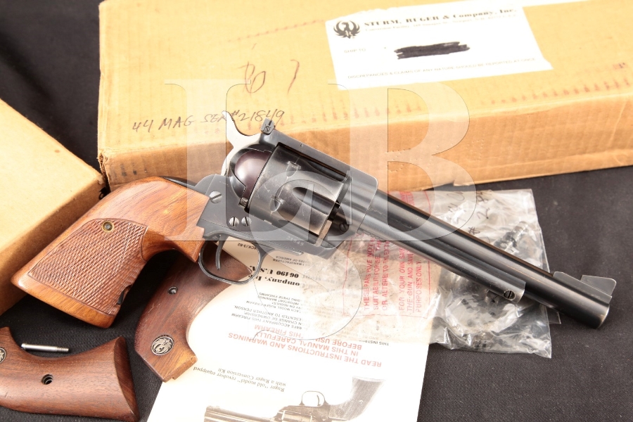 Ruger Old Model Blackhawk 3 Screw Flattop & Transfer Bar Safety, Blue ...