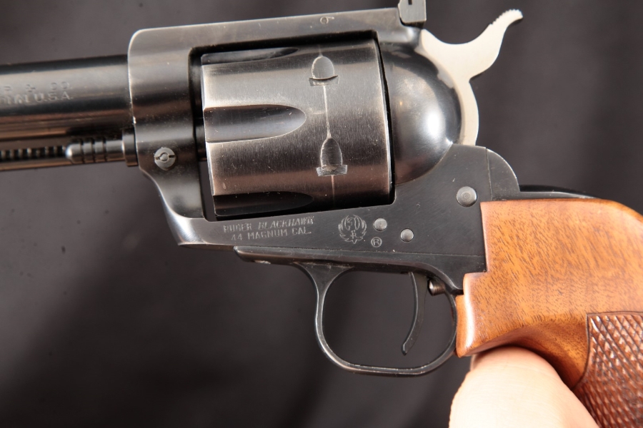 Ruger Old Model Blackhawk 3 Screw Flattop & Transfer Bar Safety, Blue ...