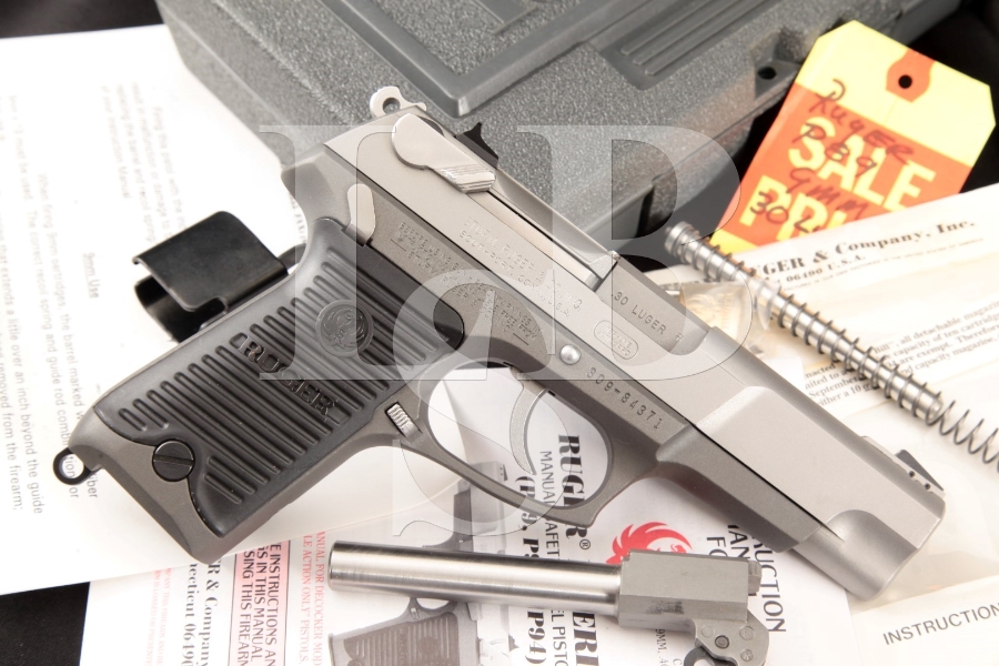 Ruger Model P89 P-89 Decocker, Stainless Steel 4 ½” Da/Sa Semi ...