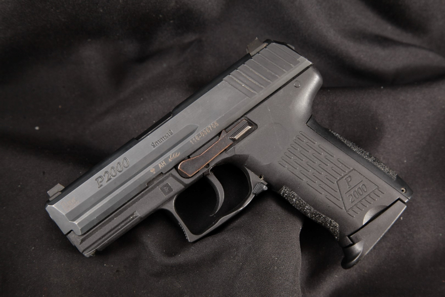 Heckler & Koch Hk H&K P2000 V2 Lem, Black 3.66" Dao Double Action Only ...