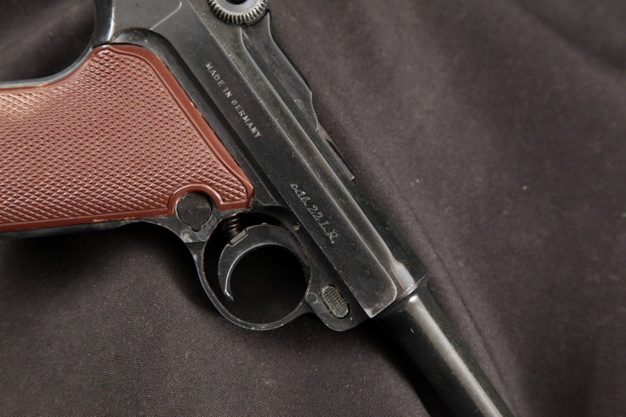 Erma Werke Model La-22 La22 Luger, Black 4.5” Sa Single Action Pistol ...