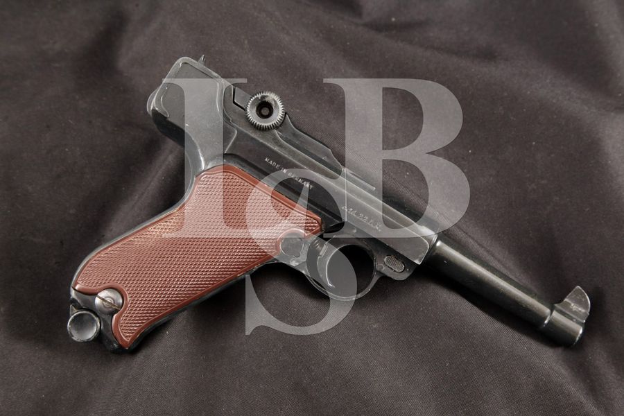 Erma Werke Model LA-22 LA22 Luger, Black 4.5” SA Single Action Pistol ...