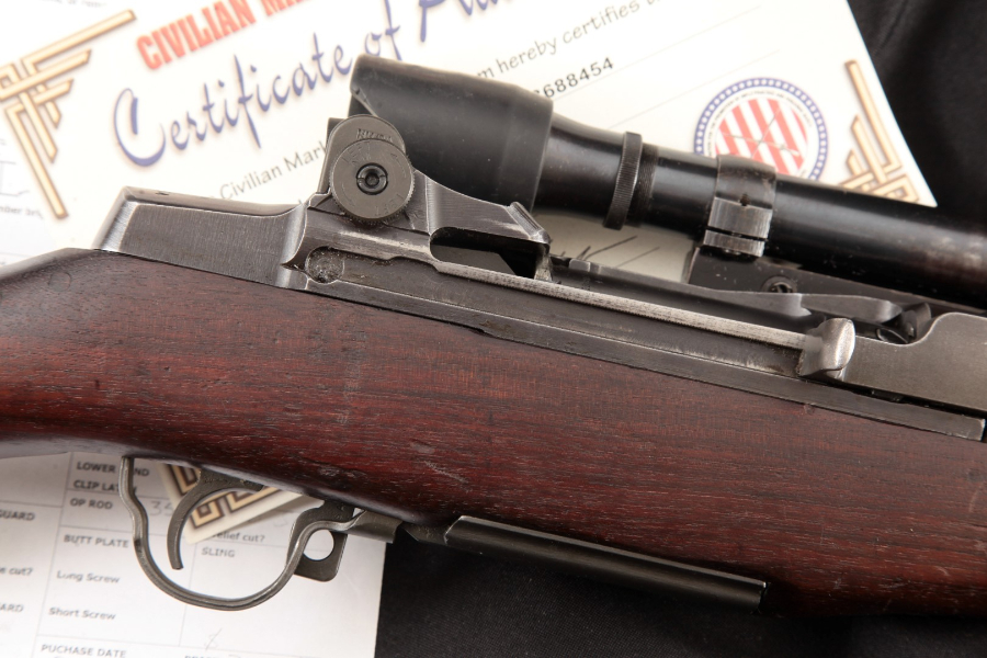 Springfield Armory M1c Garand Sniper Semi Automatic Rifle, Cmp Cert ...