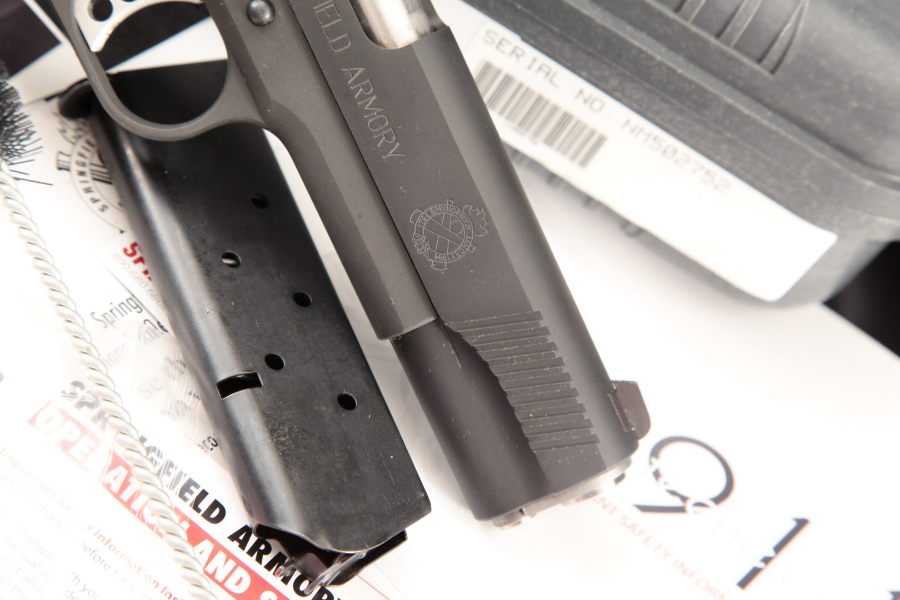 Springfield Armory Model 1911-A1 Loaded Px9109lca, Parkerized 5" Sa ...
