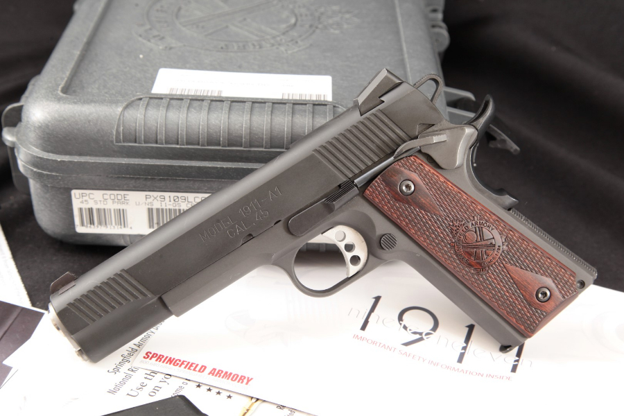 Springfield Armory Model 1911-A1 Loaded Px9109lca, Parkerized 5" Sa ...